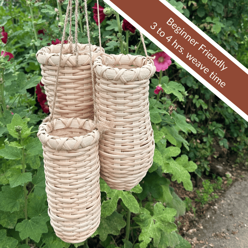 Hanging Flower Vase Basket Weaving Kit – Textile Indie