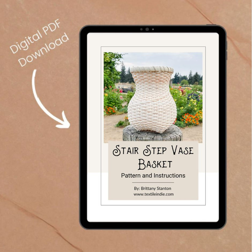 Stair-Step Vase Basket Weaving Kit – Textile Indie